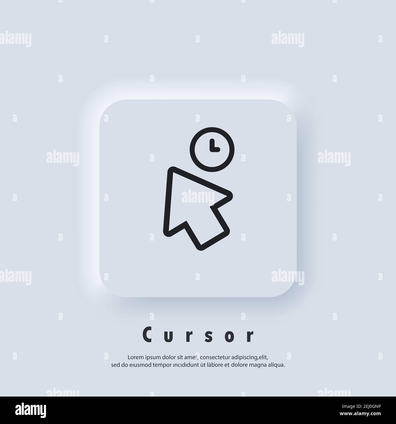 Pointer Icon Logo Cursor Sign Click Icon Computer Mouse Cursors Pointing Arrow And Wait