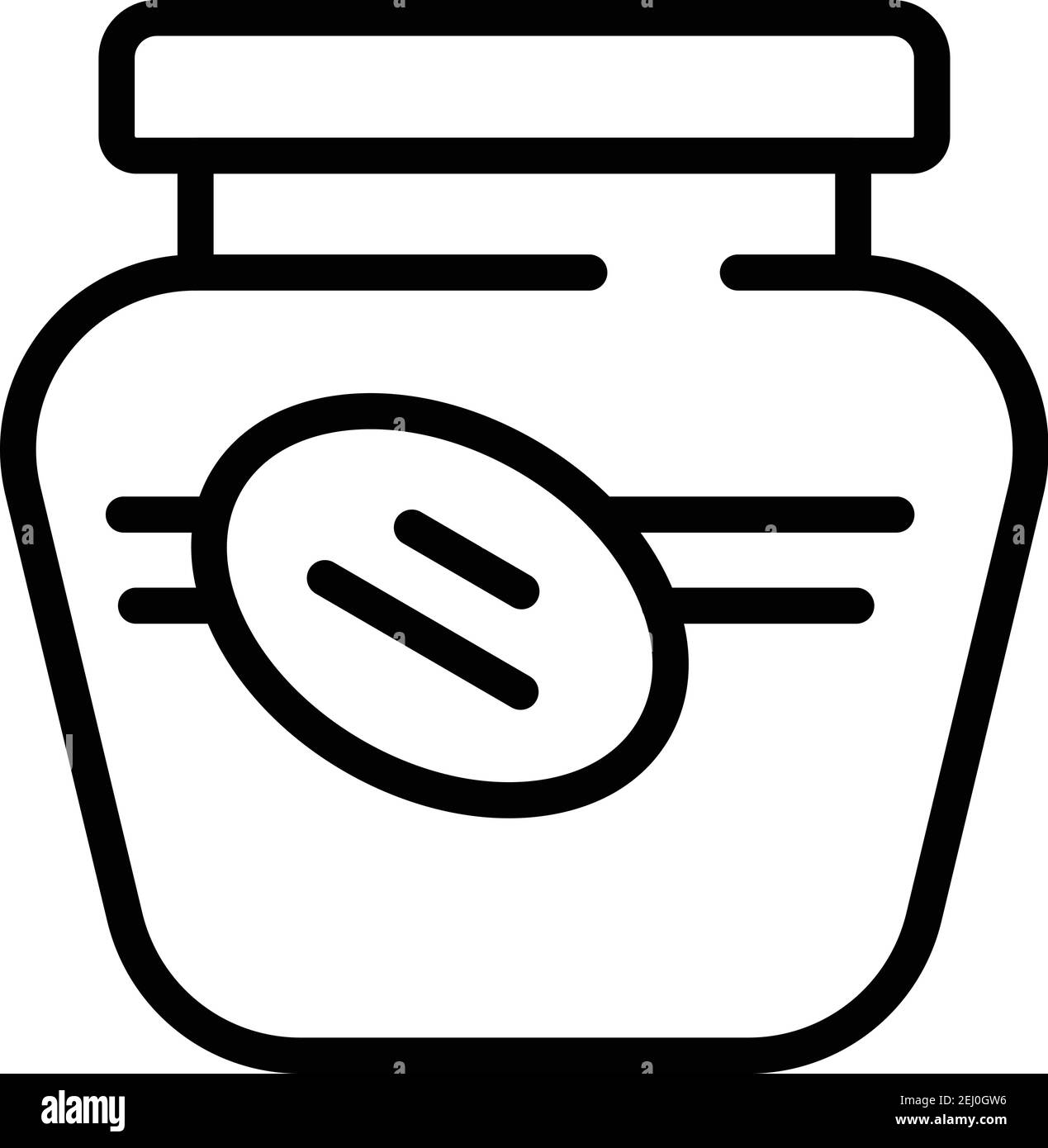 Winter pickle icon. Outline winter pickle vector icon for web design ...