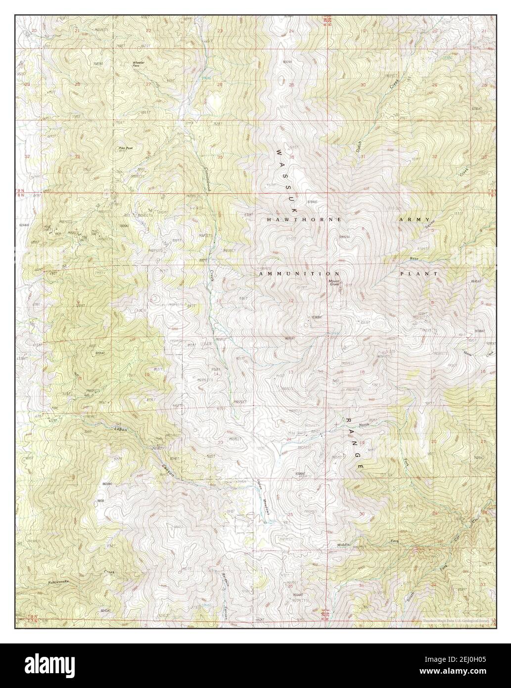 Old map of grant Cut Out Stock Images & Pictures - Alamy