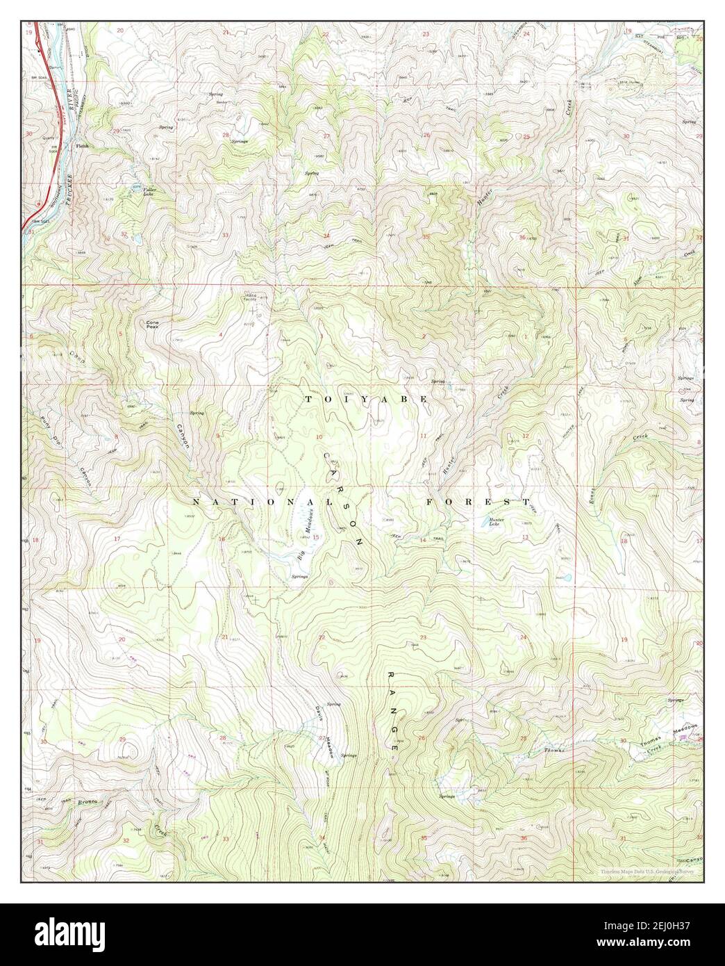 Mt Rose NW, Nevada, map 1968, 1:24000, United States of America by ...