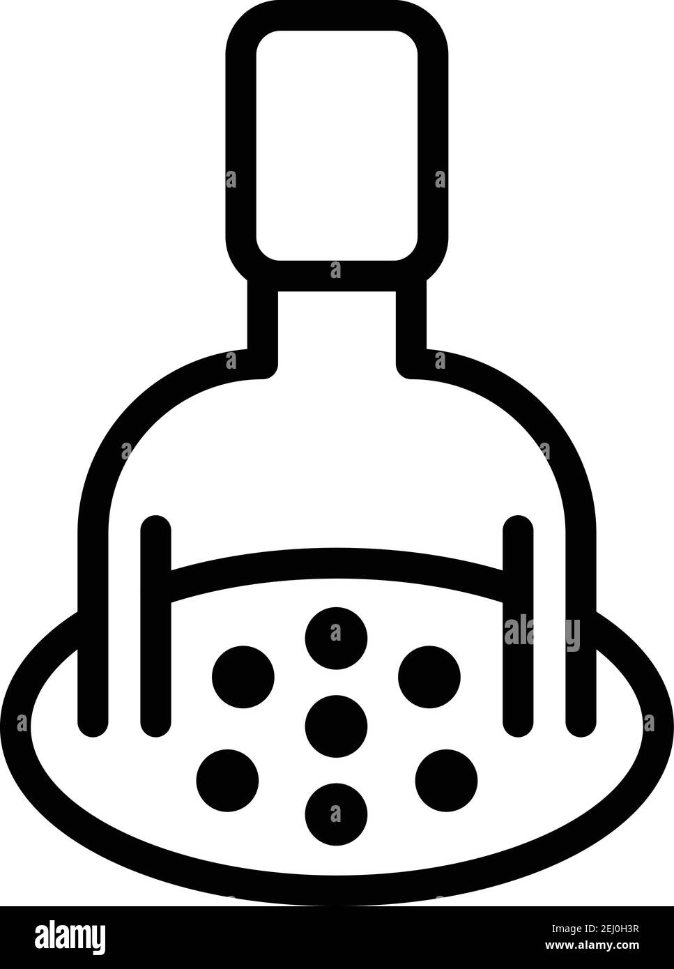 Potato masher icon. Outline potato masher vector icon for web design ...