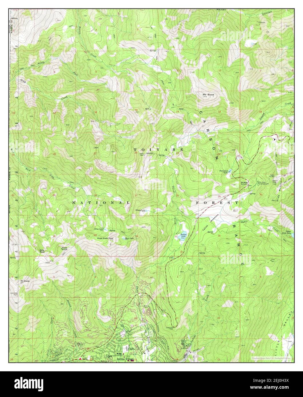 Mt rose and nevada Cut Out Stock Images & Pictures - Alamy