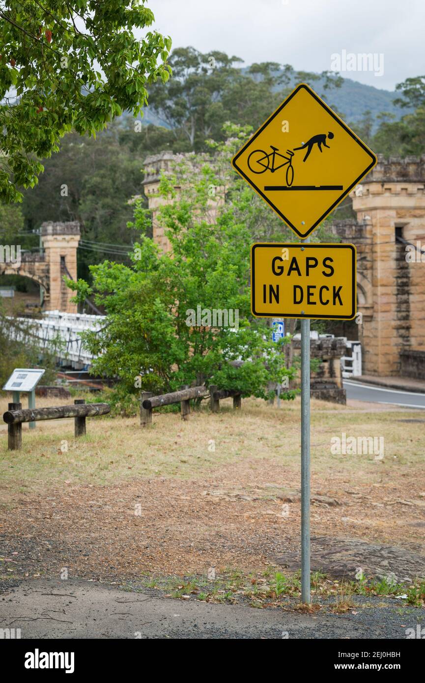 Hampden Bridge, Kangaroo Valley, New South Wales, Australia Stock Photo ...