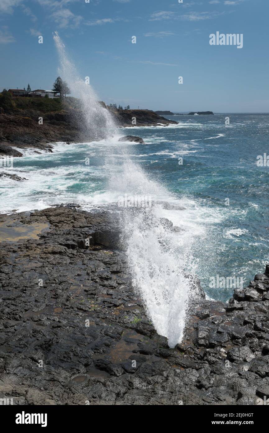 Little blowhole, kiama hi-res stock photography and images - Alamy