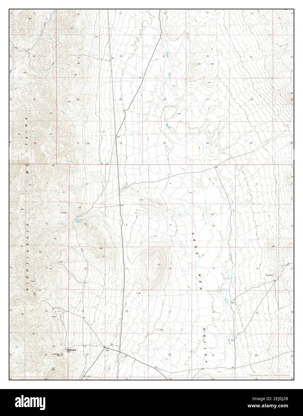 Sage Hen Spring, Nevada, map 1981, 1:24000, United States of America by ...