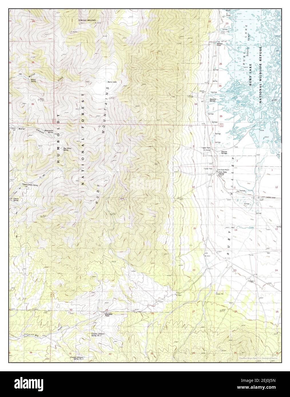 Sherman Mtn, Nevada, map 1985, 1:24000, United States of America by ...