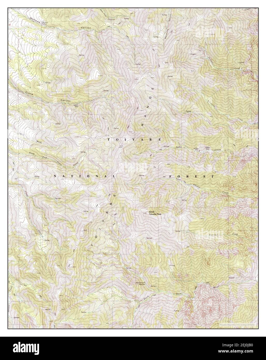South Toiyabe Peak, Nevada, map 1979, 1:24000, United States of America ...