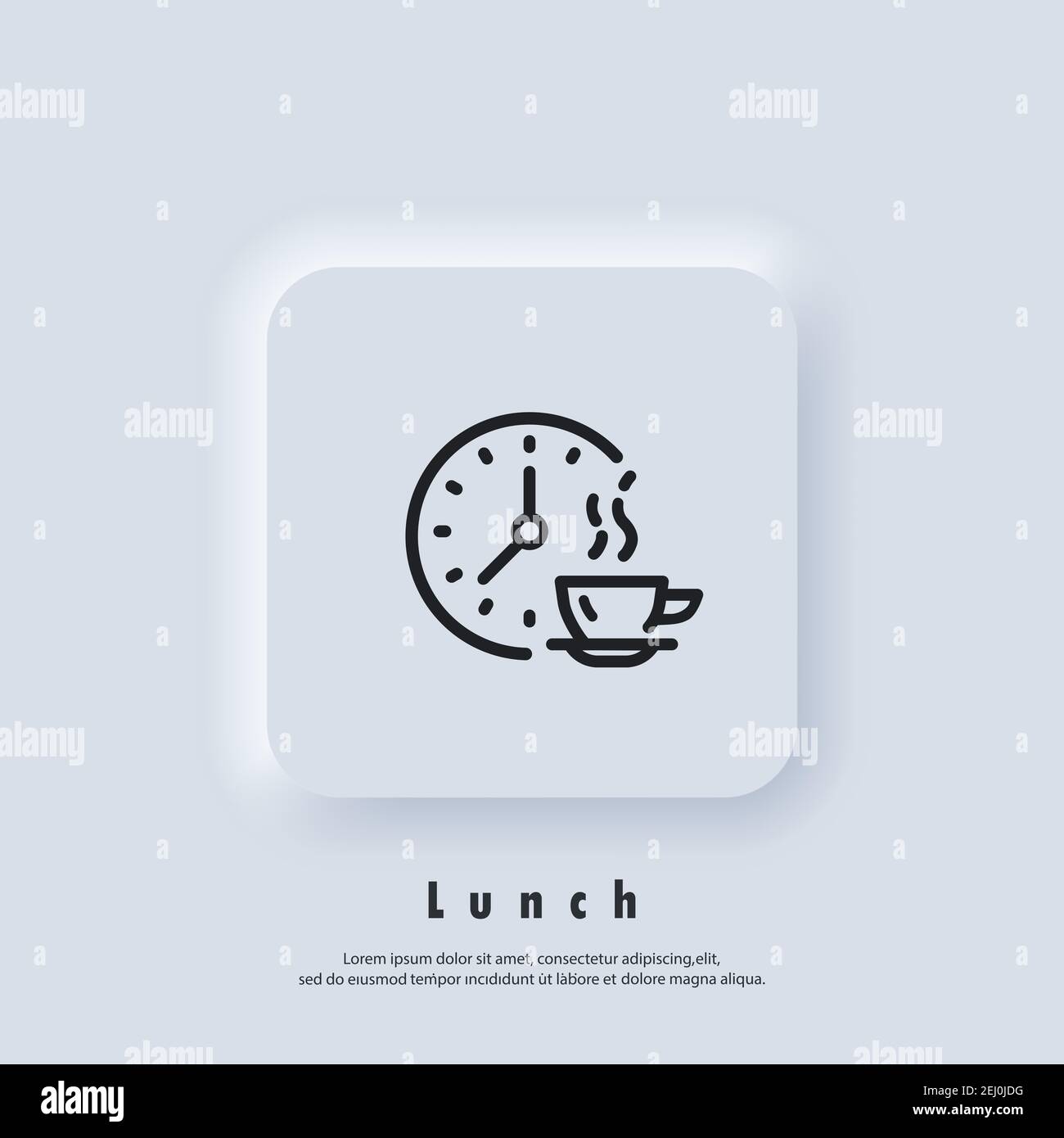 Time for lunch. Lunch icon. Meal breaks icon. Time break. Dinner. Food ...