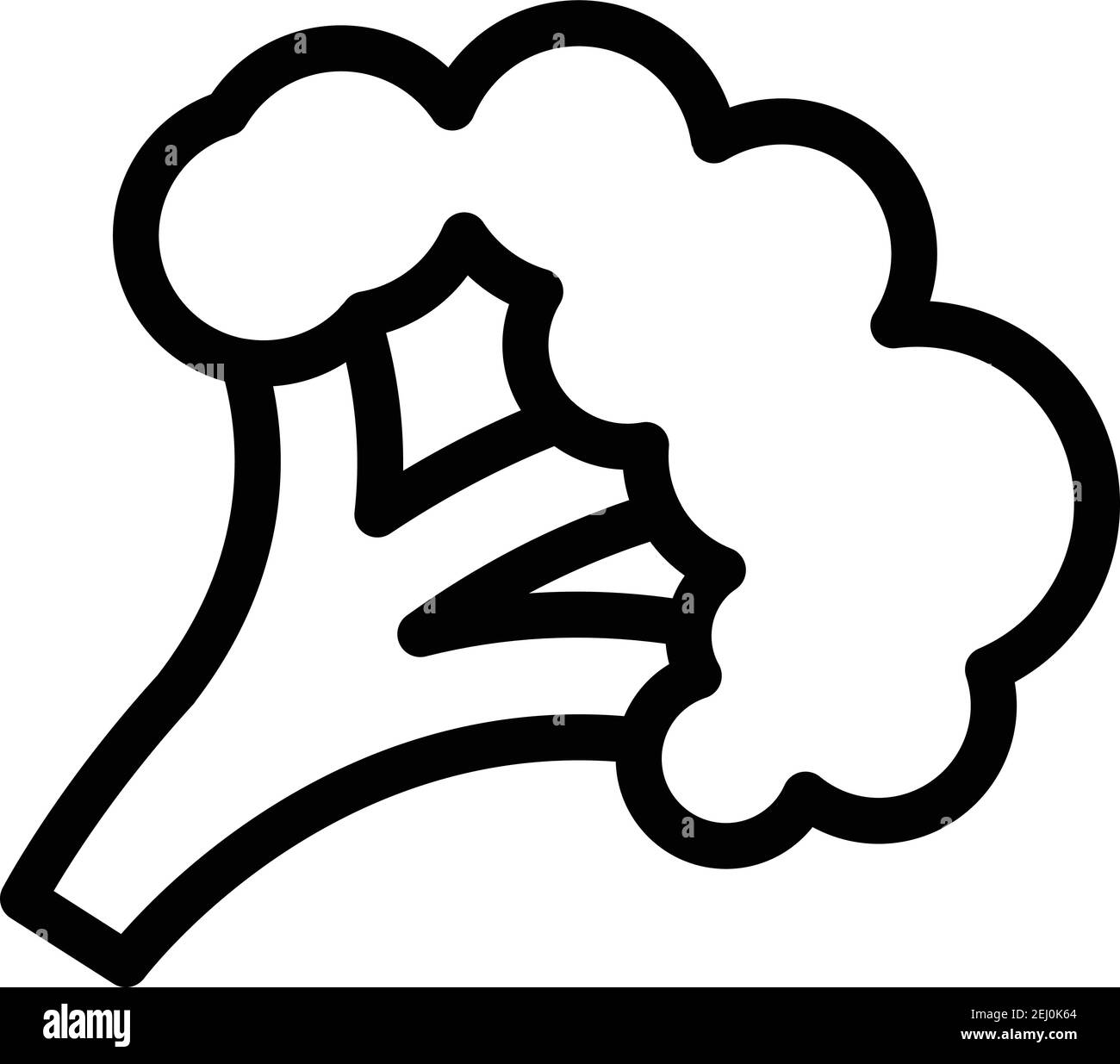 Harvest broccoli icon. Outline harvest broccoli vector icon for web ...