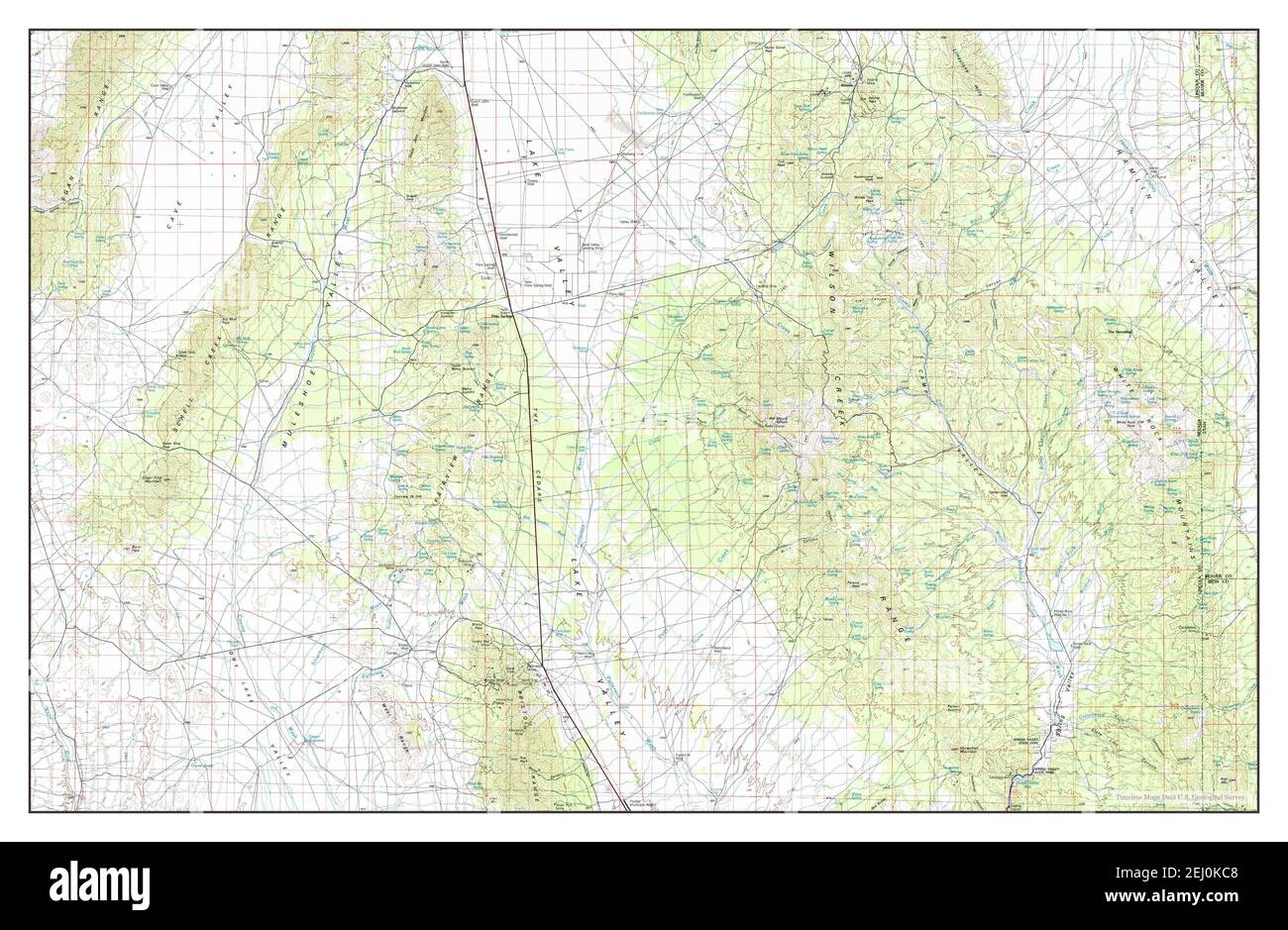 Map of wilson creek hi-res stock photography and images - Alamy