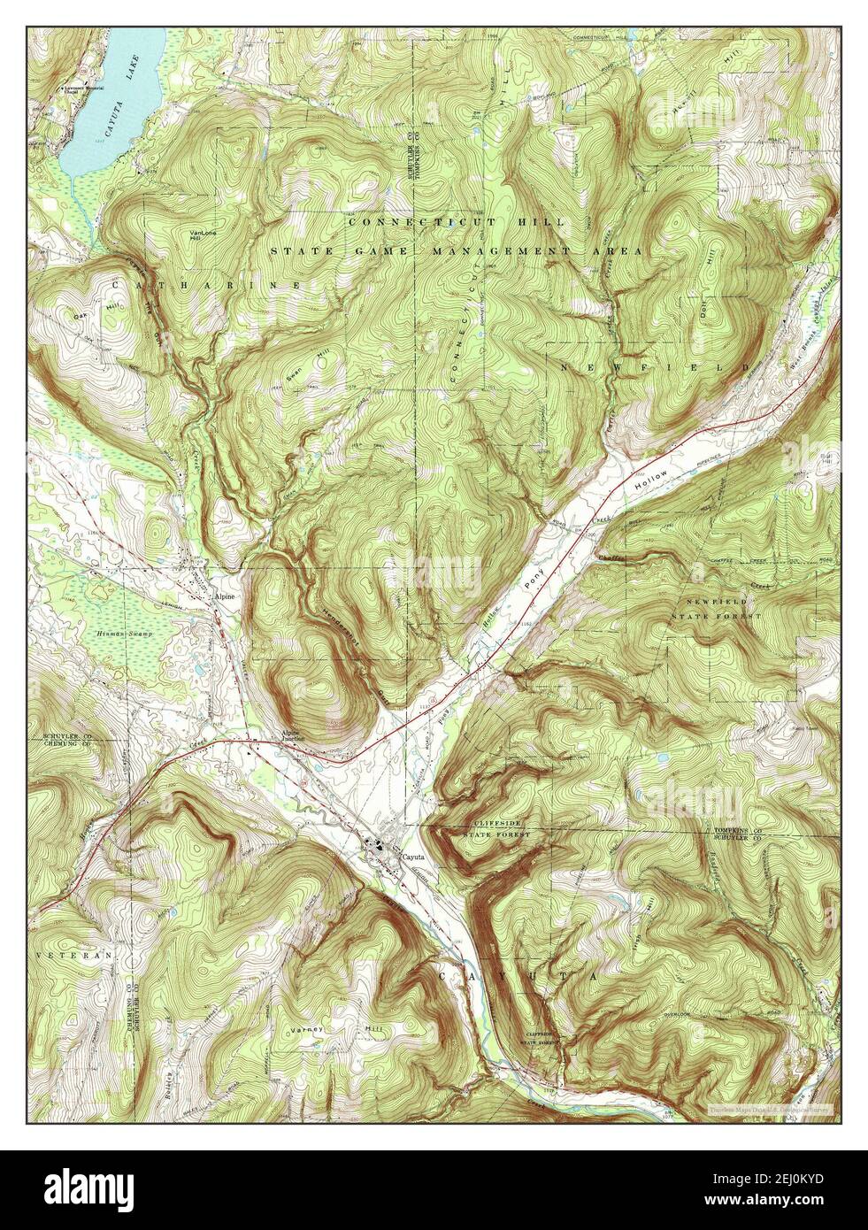 Alpine, New York, map 1969, 1:24000, United States of America by ...