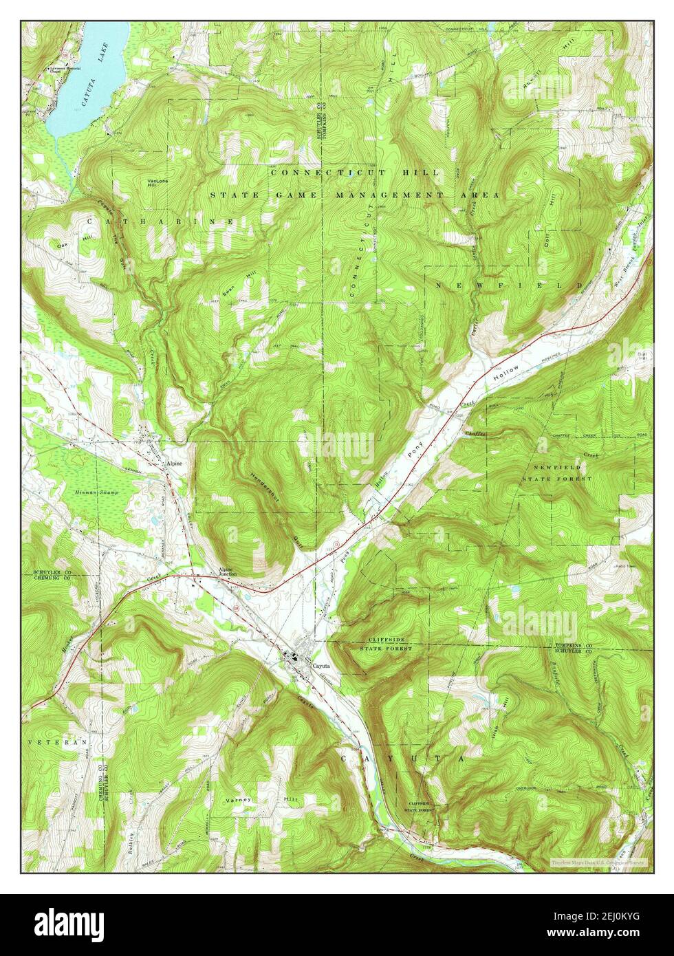 Alpine, New York, map 1969, 1:24000, United States of America by ...