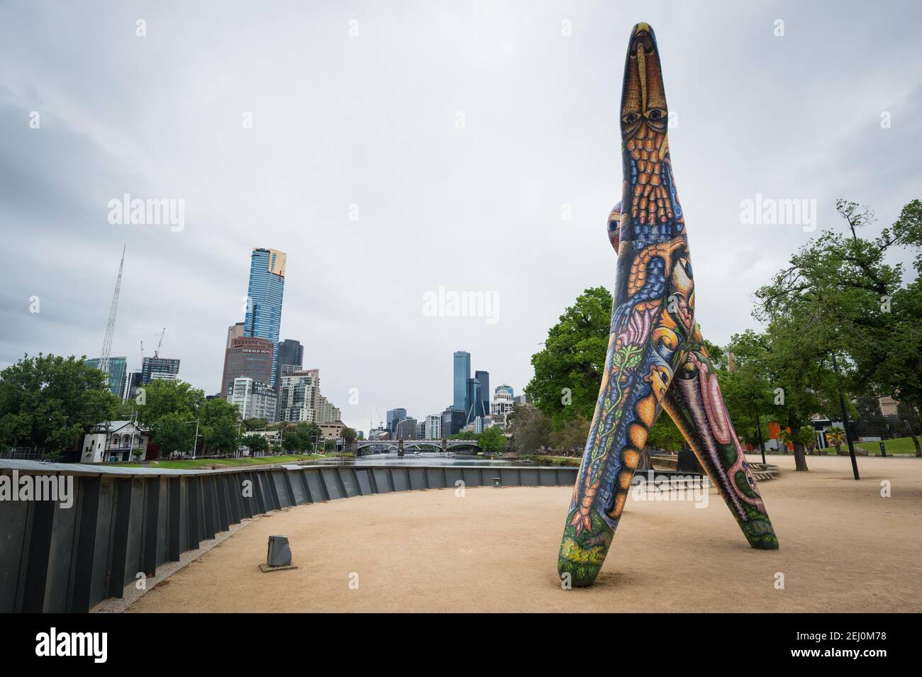 Angel, by Deborah Halpern, Birrarung Marr, Melbourne, Victoria ...