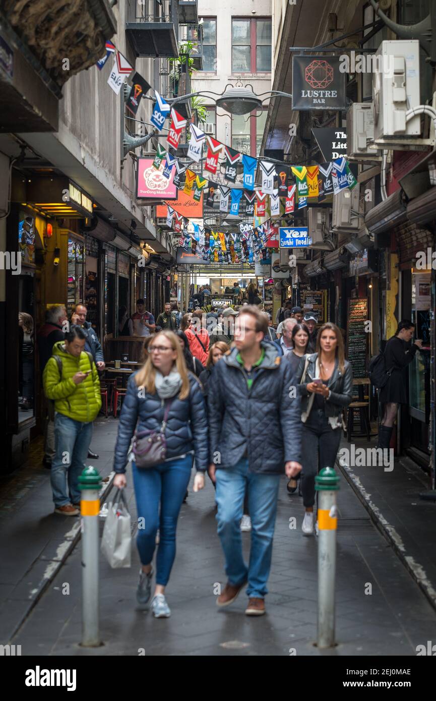 Melbourne streetscape hi-res stock photography and images - Alamy