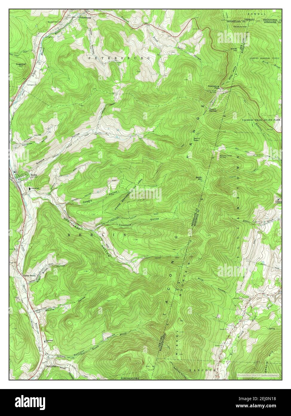 Berlin, New York, map 1973, 1:24000, United States of America by ...