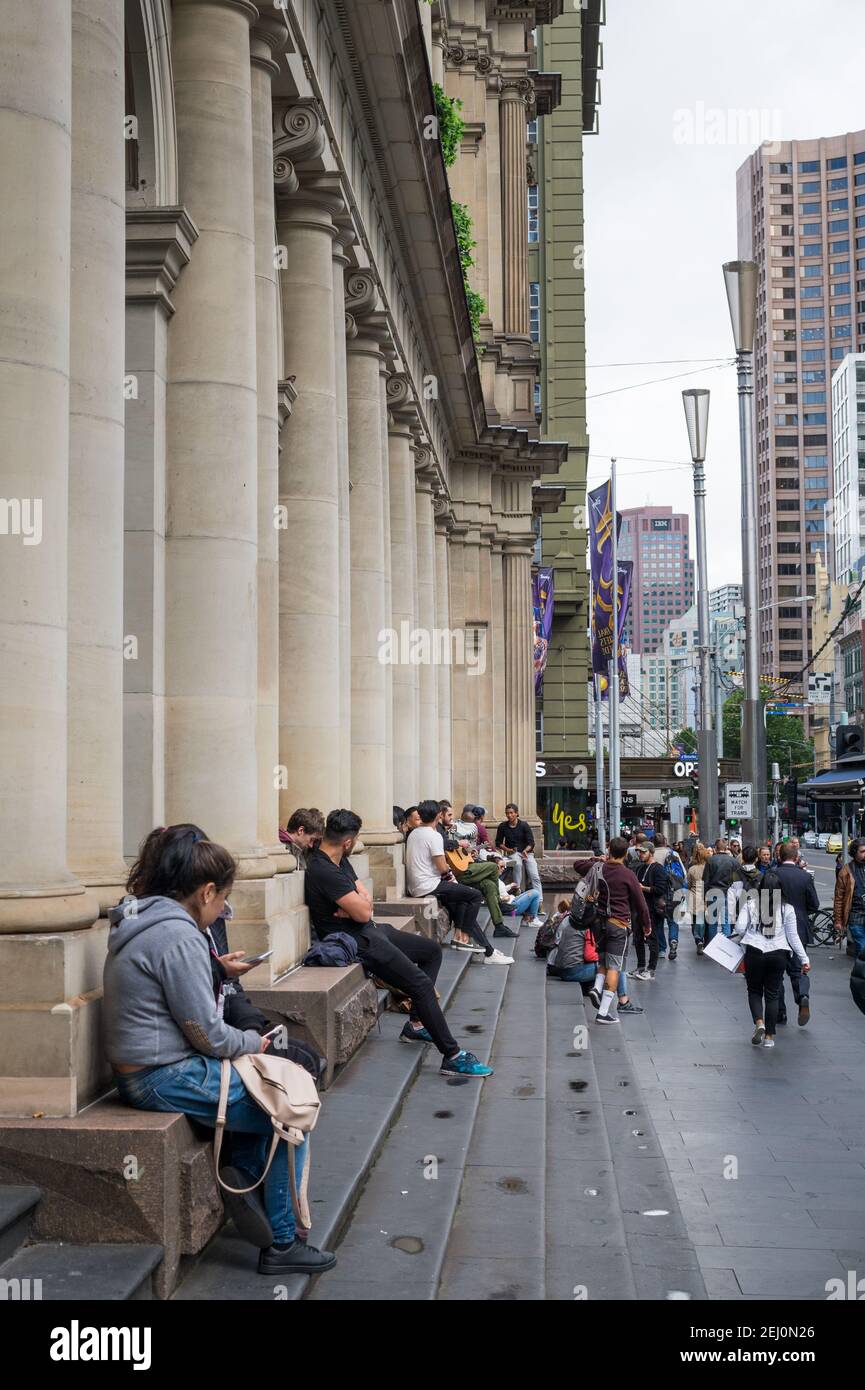 Elizabeth street melbourne hi-res stock photography and images - Alamy