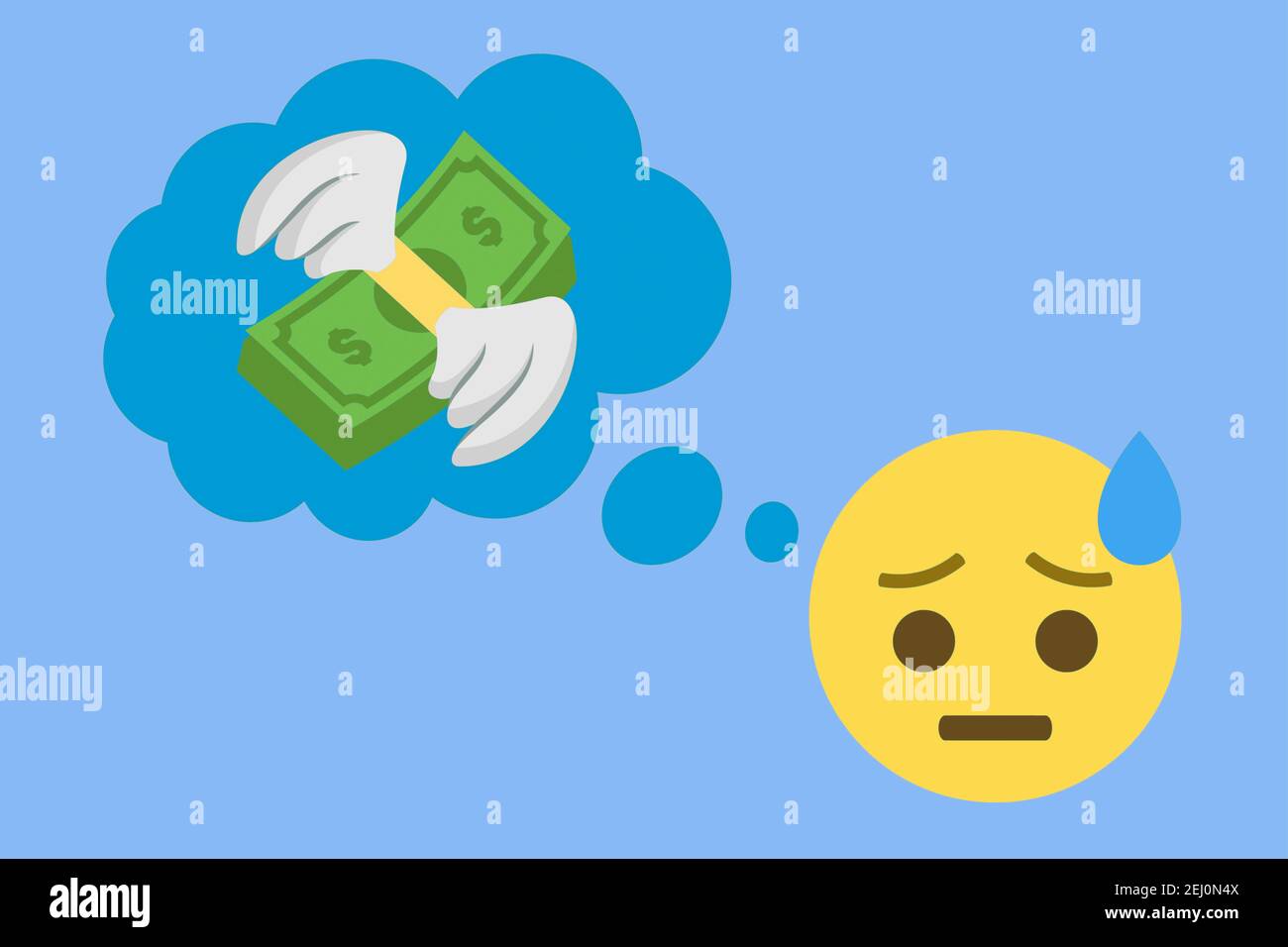 Cold face emoji Stock Vector Images - Alamy