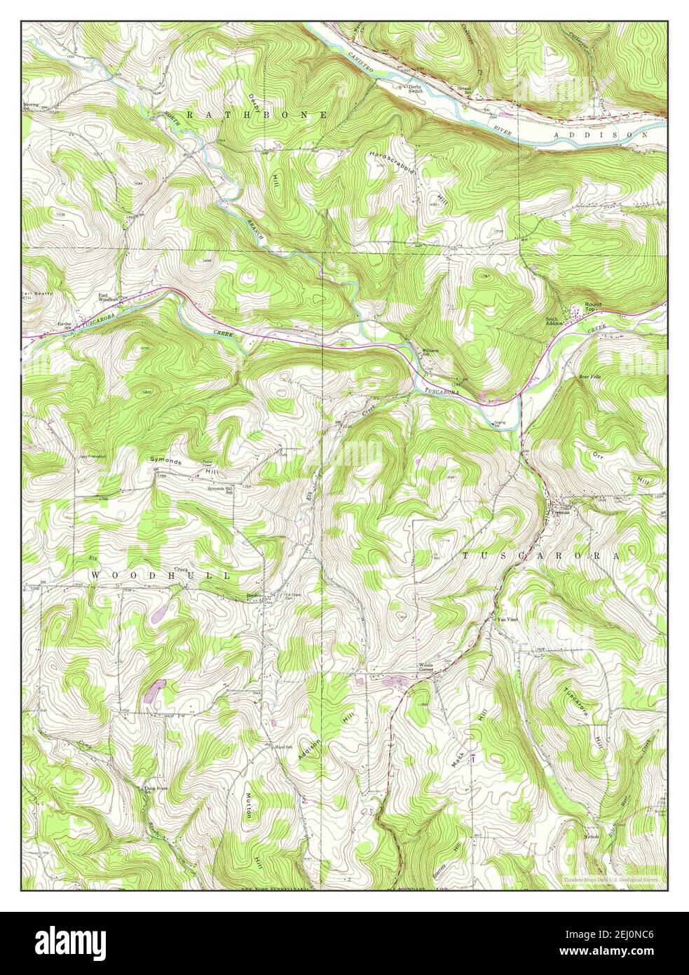 Borden county map hi-res stock photography and images - Alamy