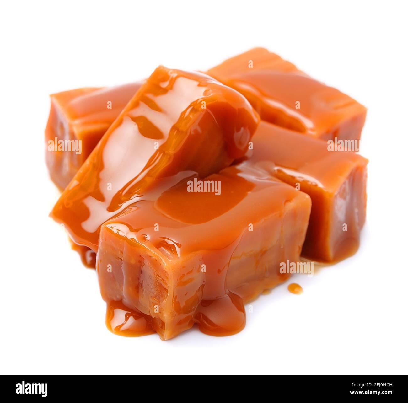 Melted caramel sauce flowing on hi-res stock photography and images - Alamy