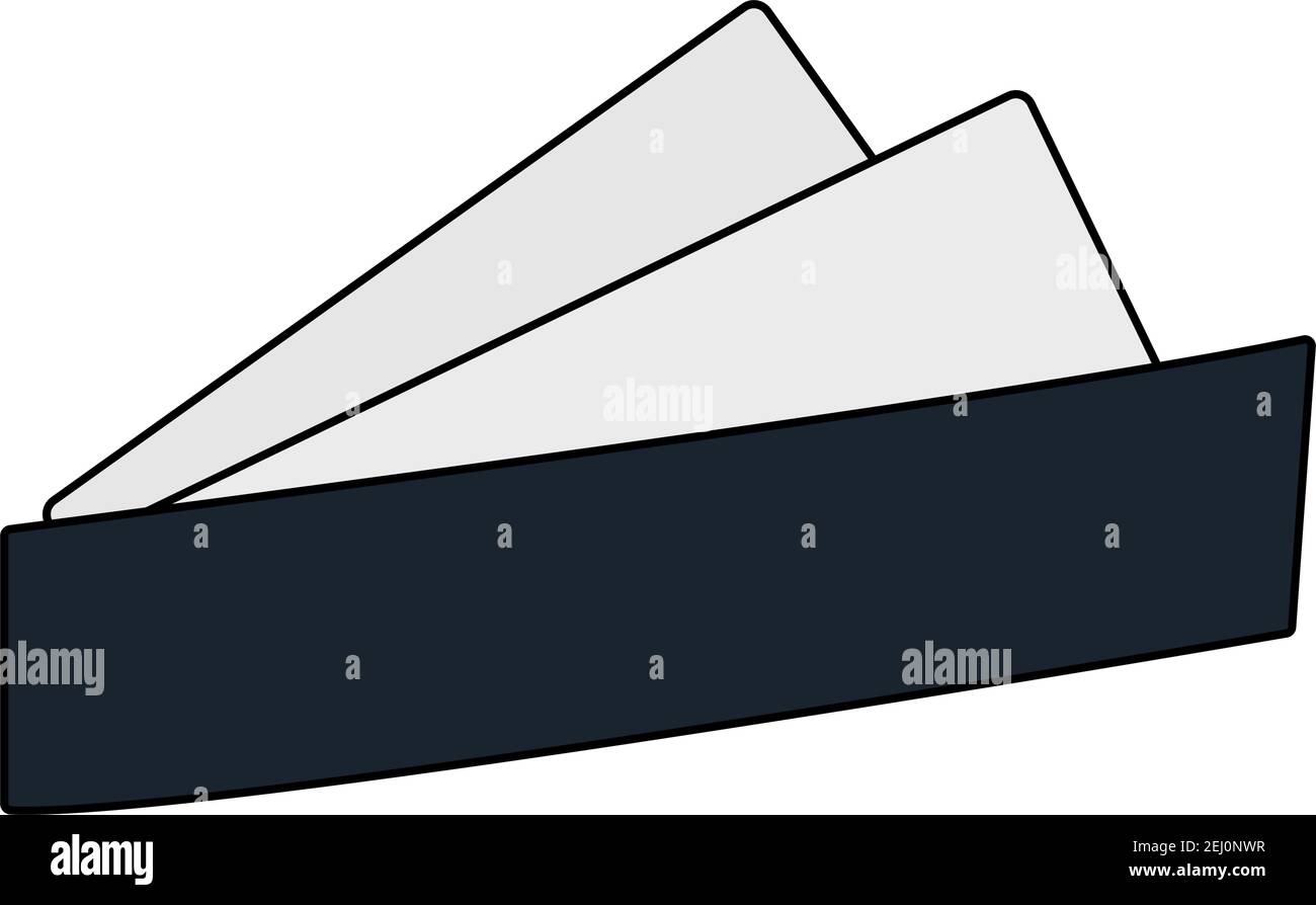 Business Handkerchief Icon. Editable Outline With Color Fill Design ...