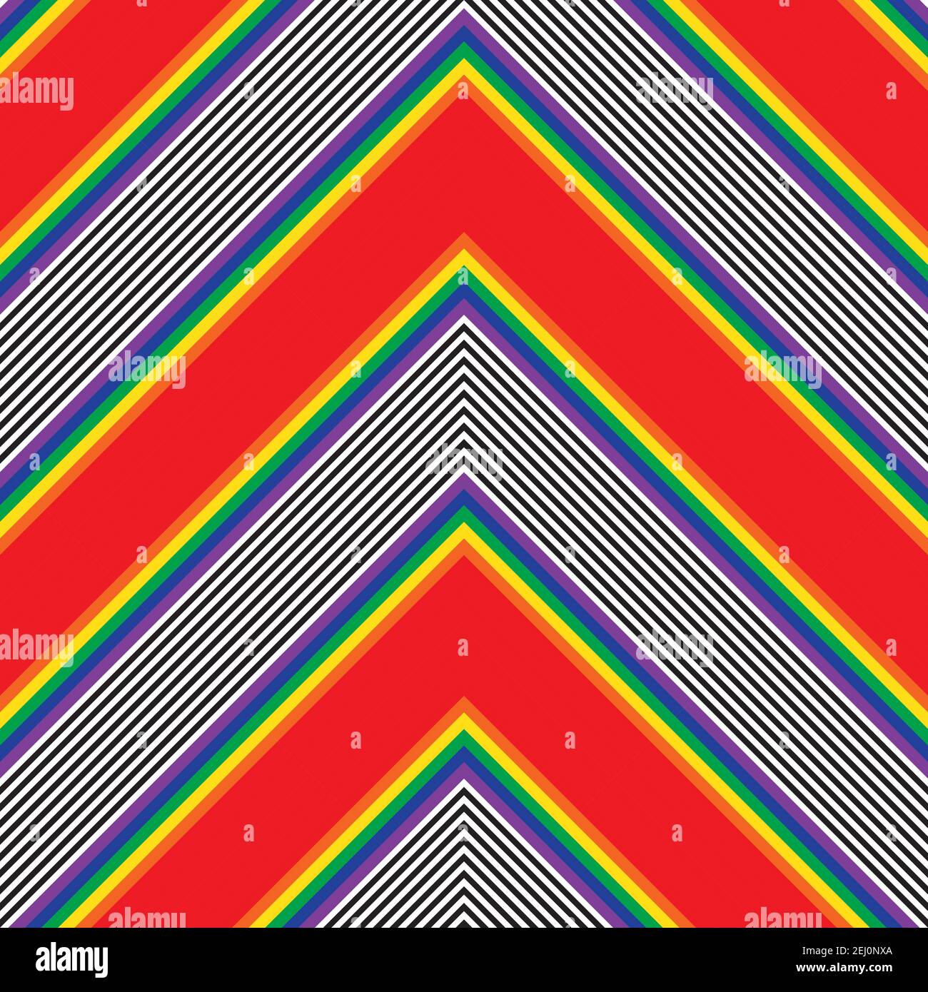 Rainbow seamless pattern suitable for fashion textiles and graphics ...