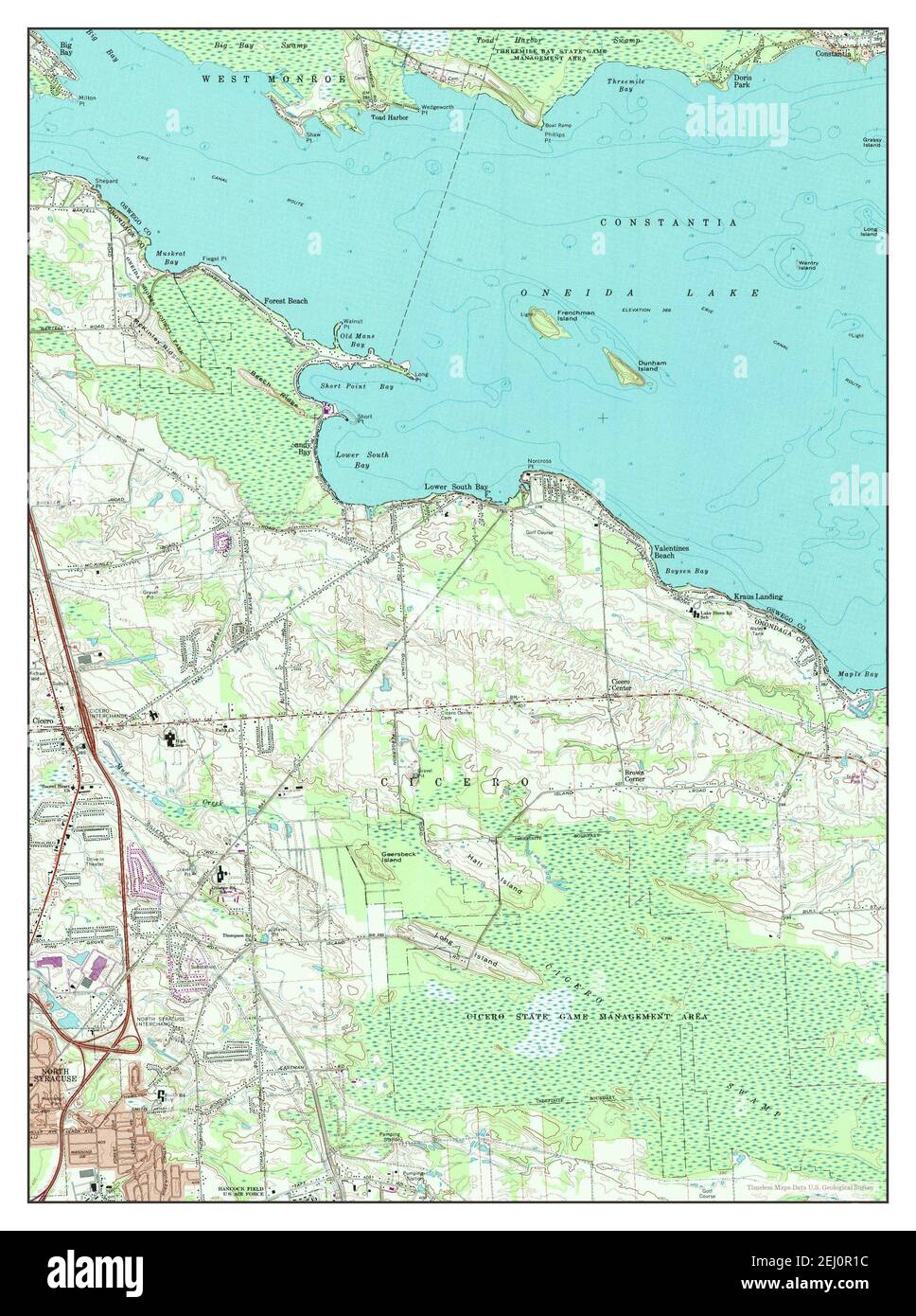 Cicero, New York, map 1973, 1:24000, United States of America by ...