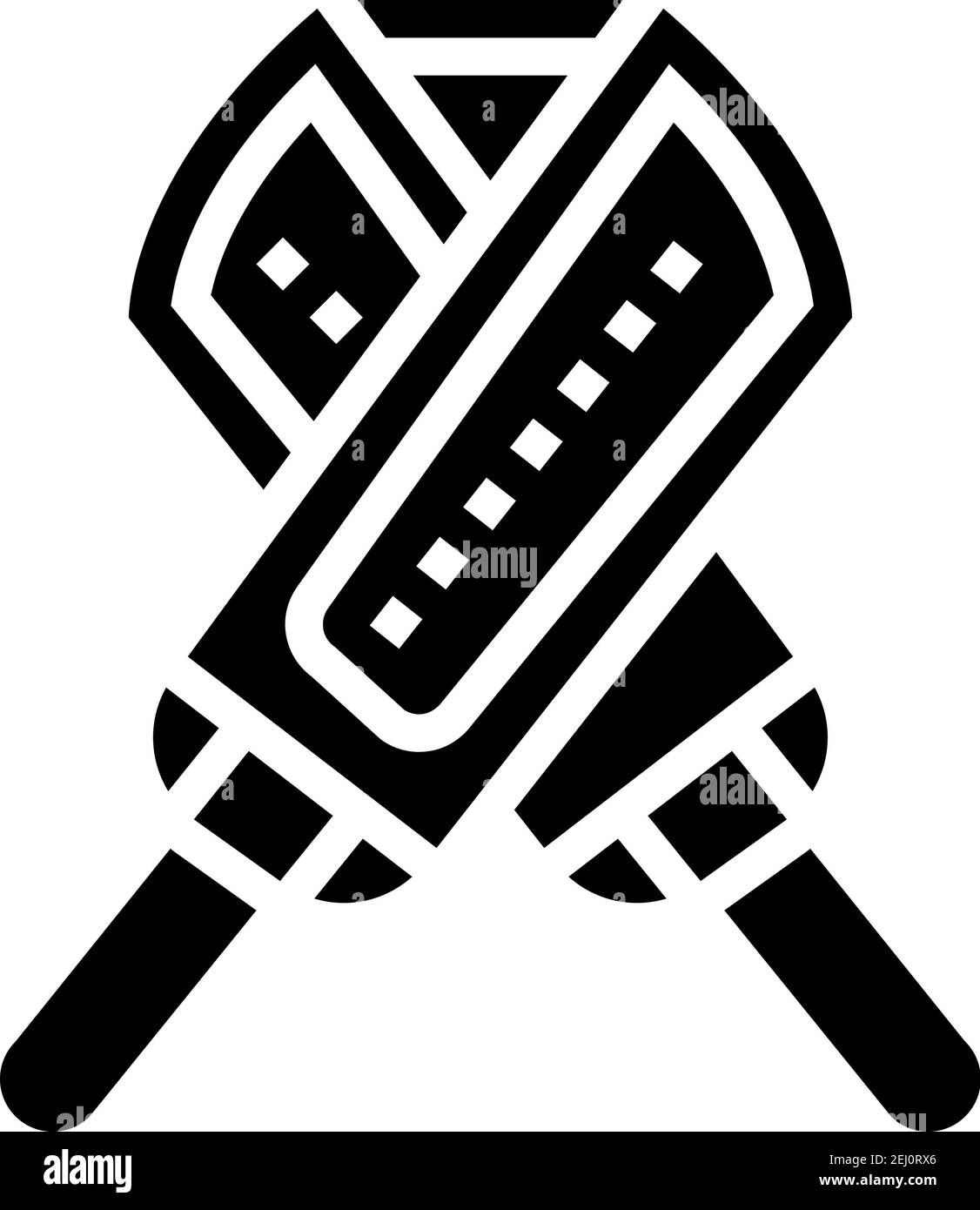 loofah massager glyph icon vector illustration Stock Vector Image & Art ...