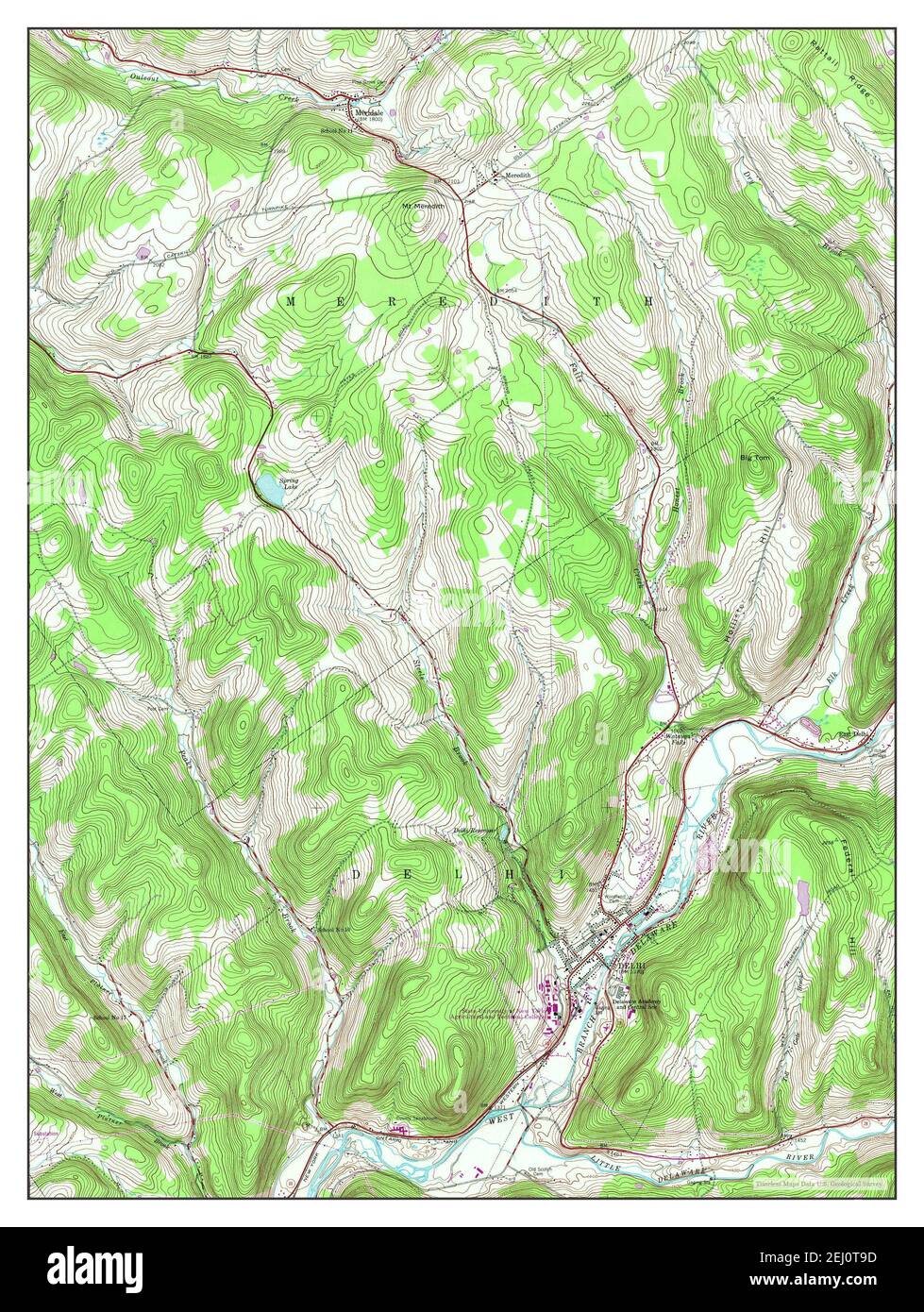 Map of delhi new york hi-res stock photography and images - Alamy