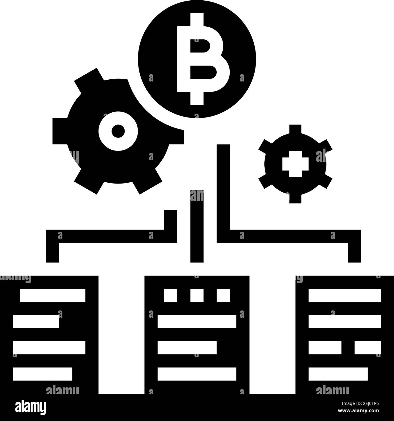 Block chain background vector Black and White Stock Photos & Images - Alamy