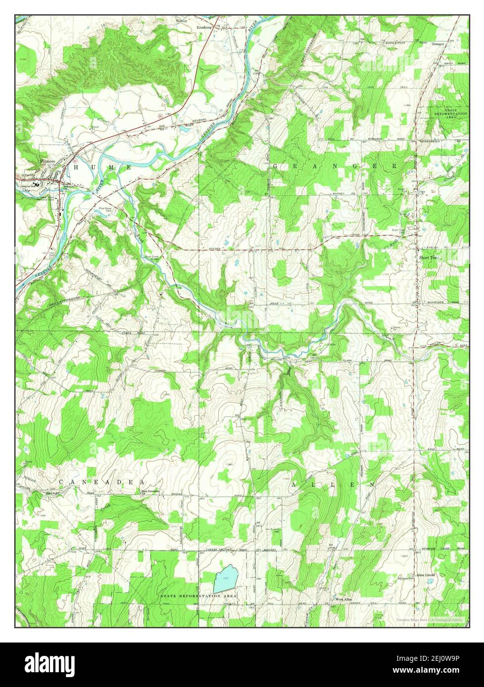 Fillmore, New York, map 1964, 1:24000, United States of America by ...