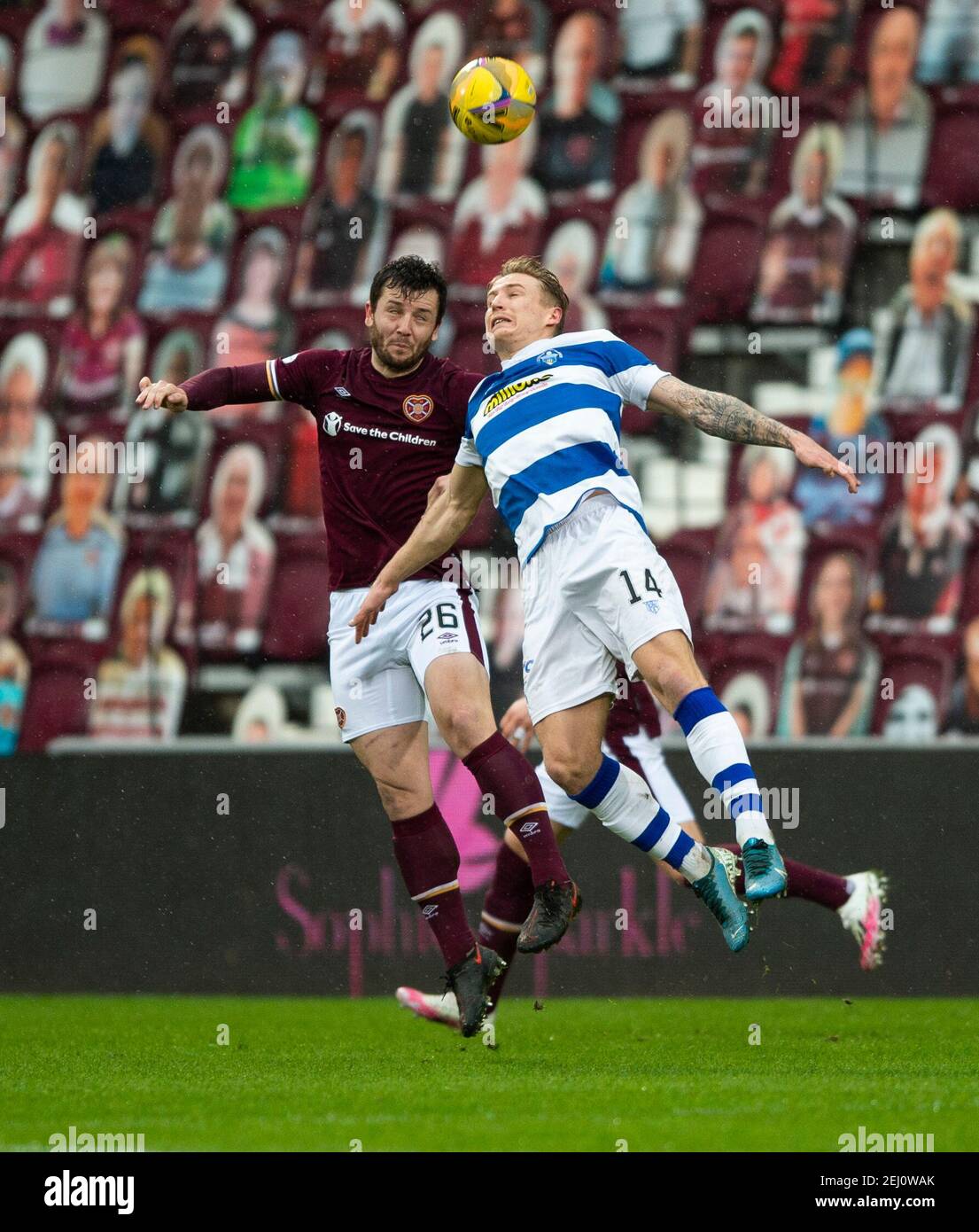 Scottish Championship - Heart of Midlothian v Morton. Tynecastle Park ...