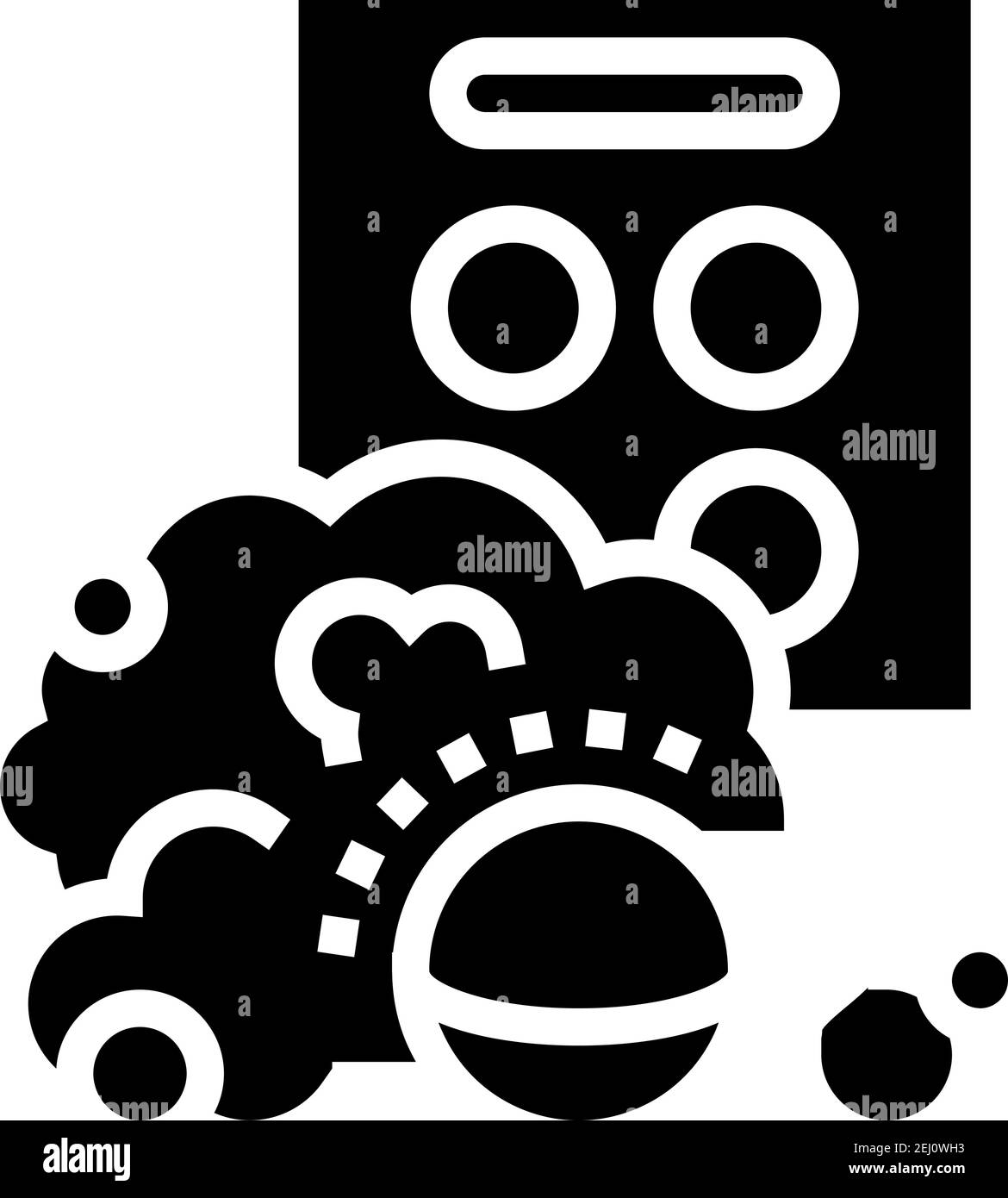 aqua bombs glyph icon vector illustration Stock Vector Image & Art - Alamy