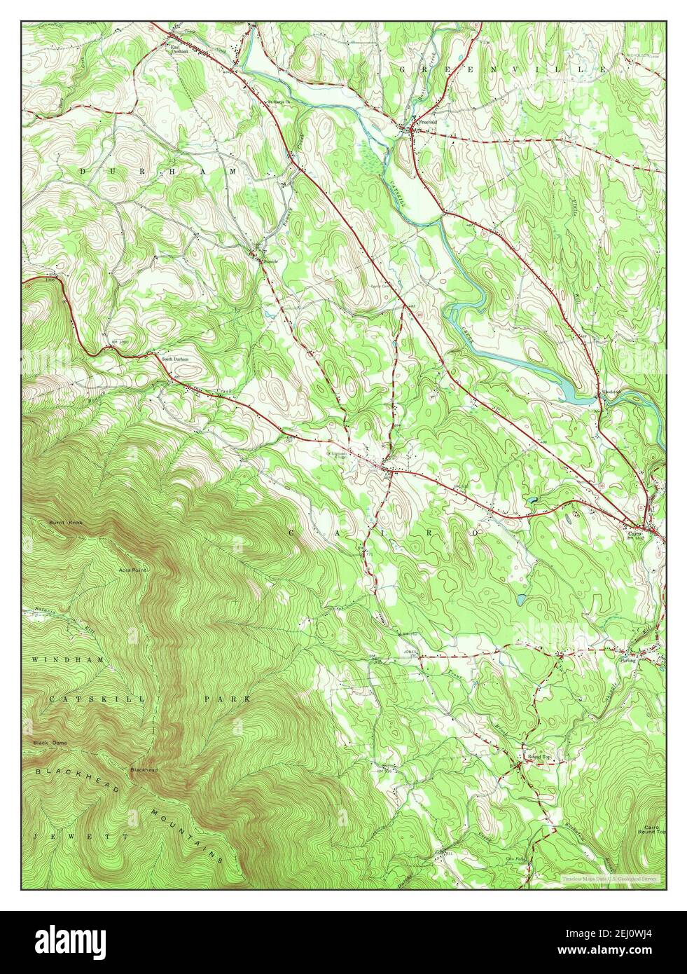 Freehold, New York, map 1943, 1:24000, United States of America by ...