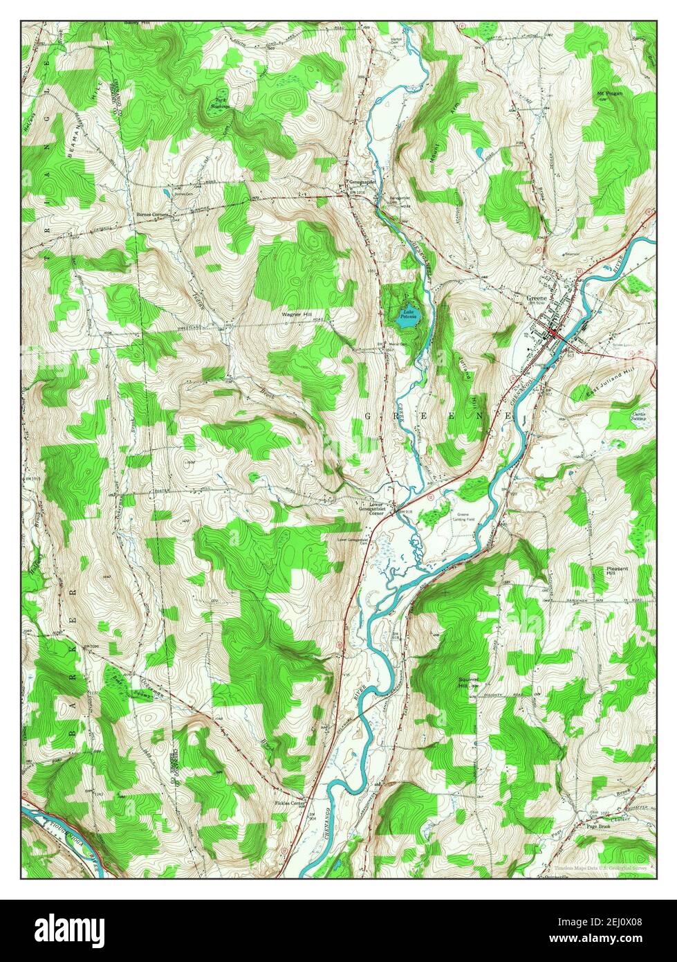 Greene, New York, map 1948, 1:24000, United States of America by ...