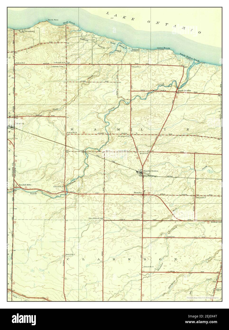 Map of hamlin hi-res stock photography and images - Alamy