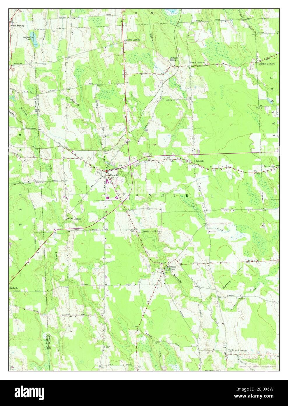 Hannibal, New York, map 1978, 1:24000, United States of America by ...