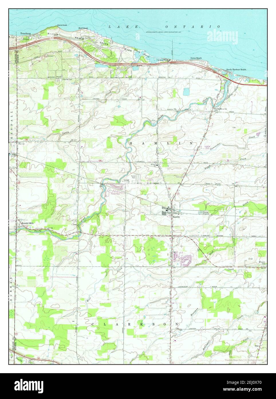 Hamlin, New York, map 1978, 1:24000, United States of America by ...