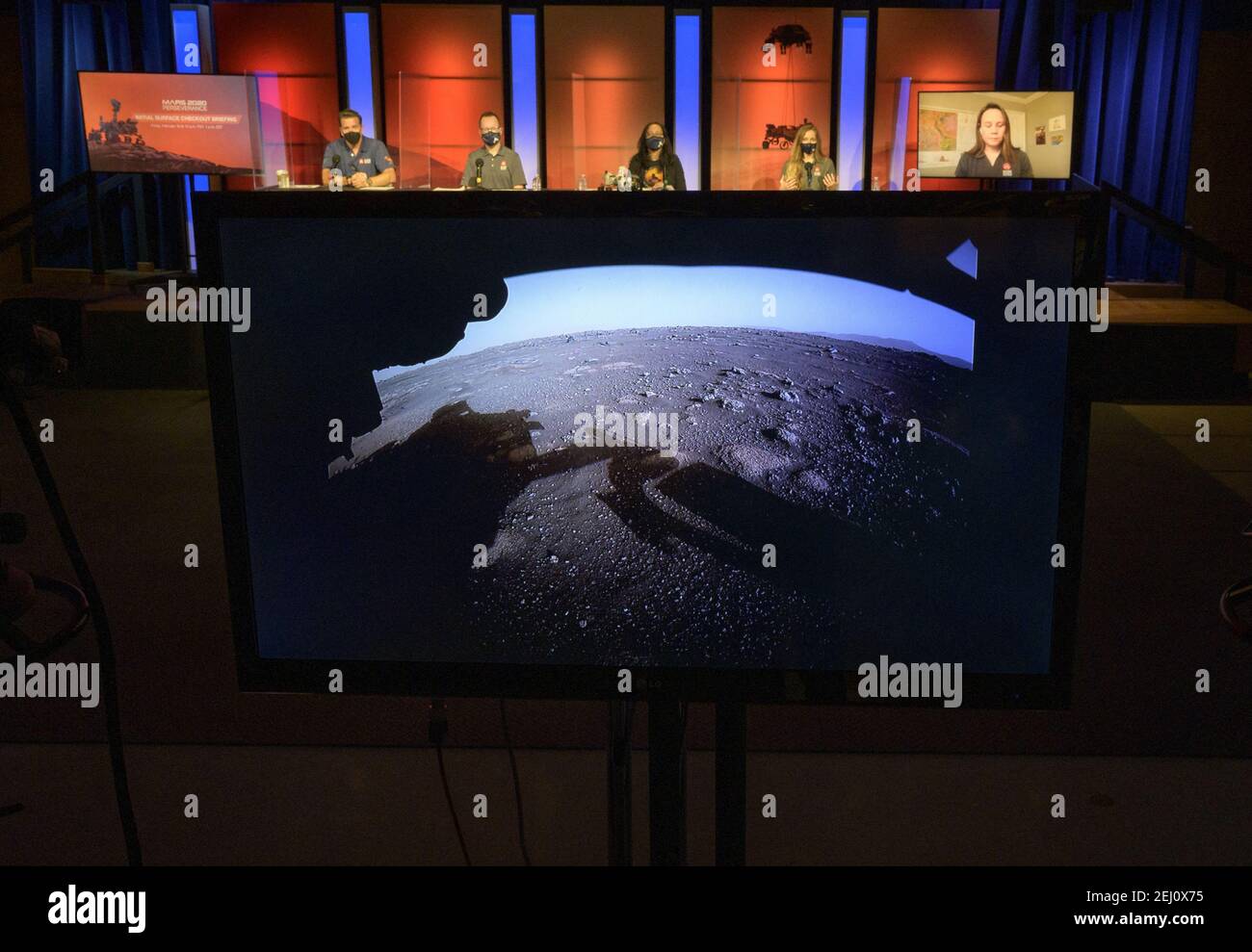 This first high-resolution, color image to be sent back by the Hazard ...