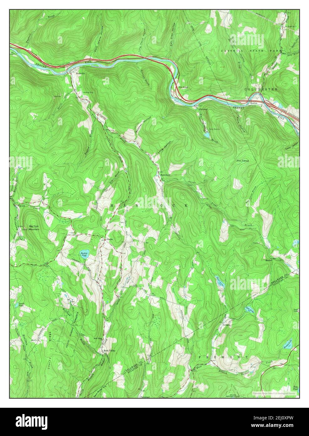 Horton, New York, map 1965, 1:24000, United States of America by ...
