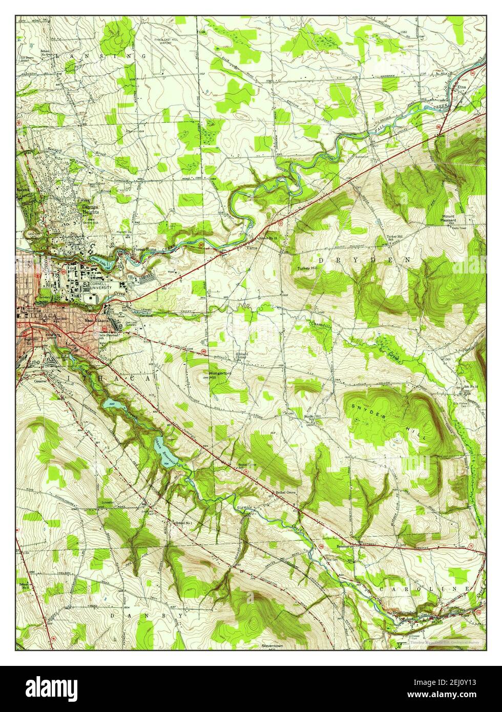 Old map of ithaca hi-res stock photography and images - Alamy