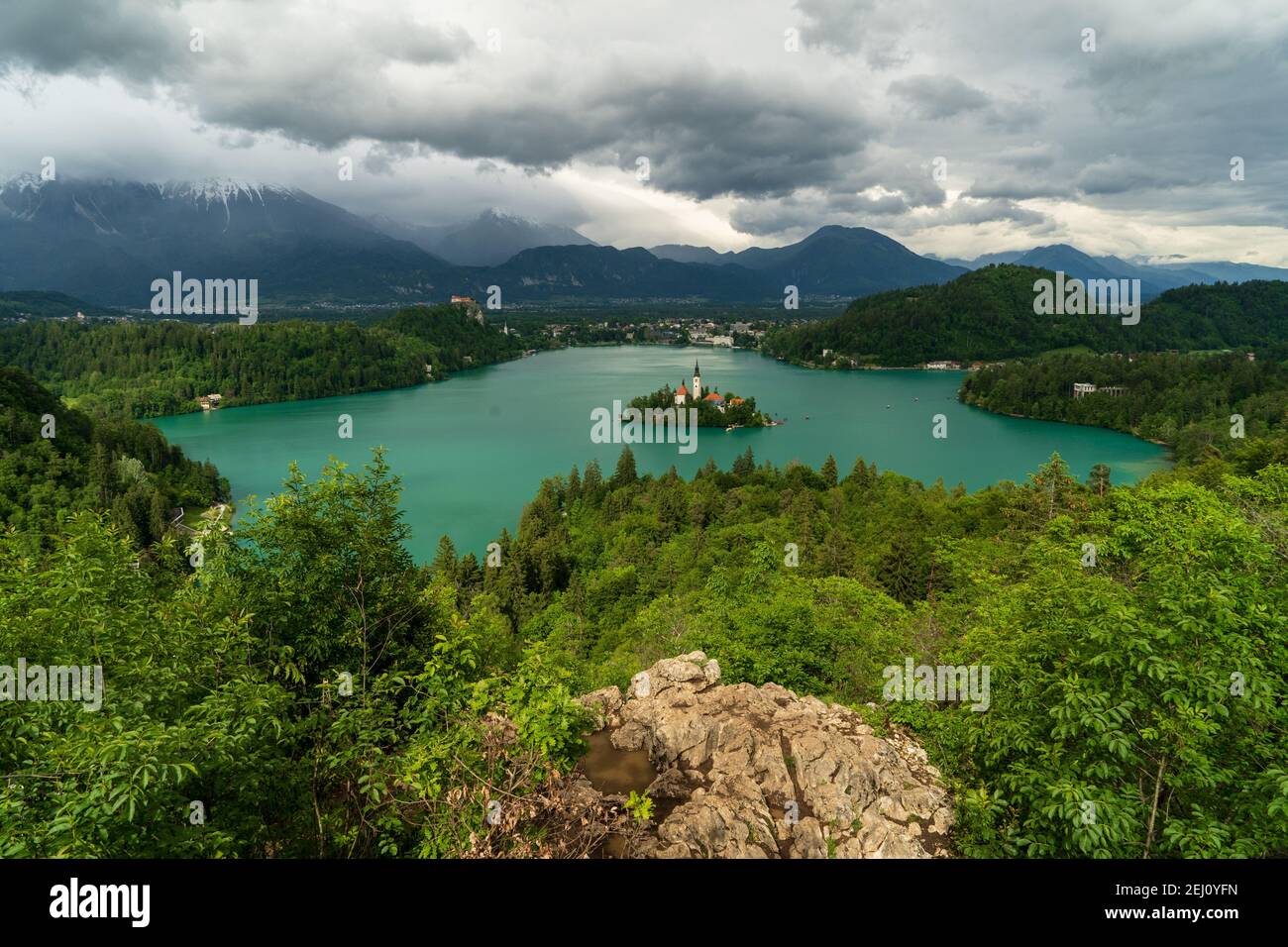 Beautiful lake bled hi-res stock photography and images - Alamy