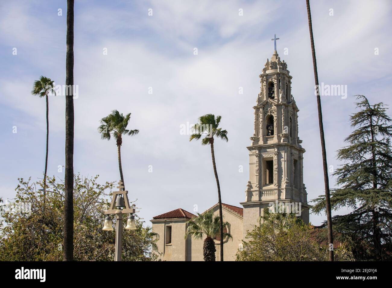 Daytime view of the historic skyline of downtown Riverside, California ...