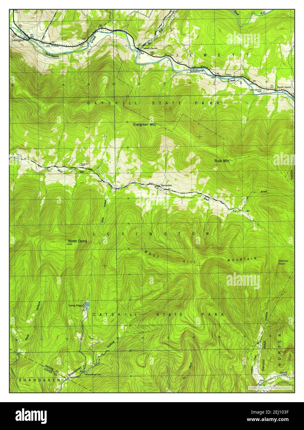 Map of new lexington hi-res stock photography and images - Alamy