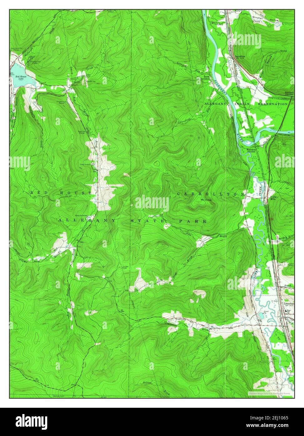 Limestone, New York, map 1961, 1:24000, United States of America by ...