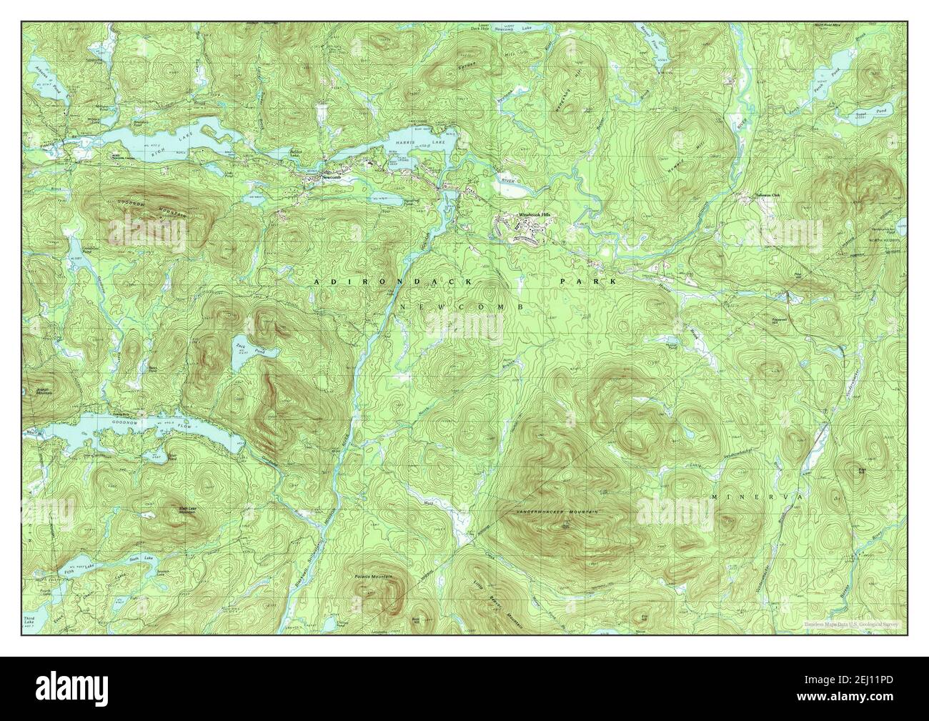 Map of newcomb Cut Out Stock Images & Pictures - Alamy