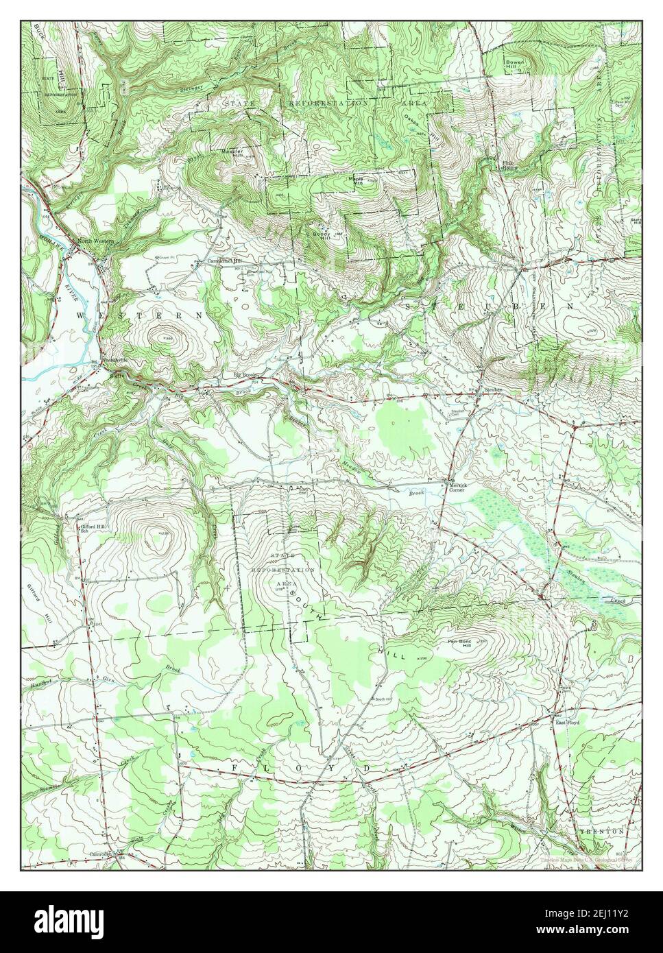 Western united states road map hi-res stock photography and images - Alamy