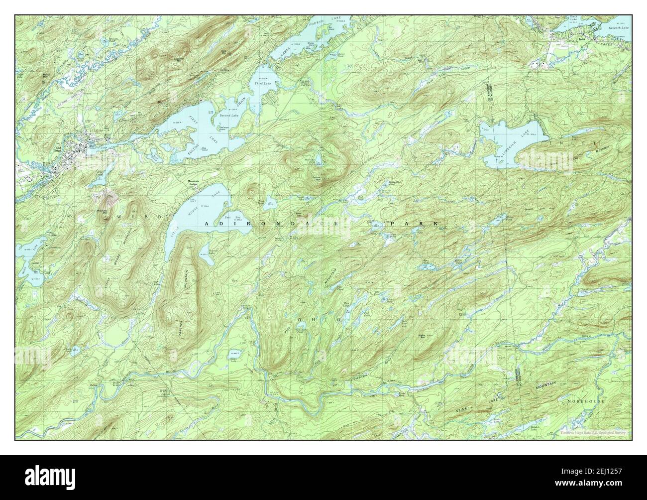 Old forge new york map Cut Out Stock Images & Pictures - Alamy