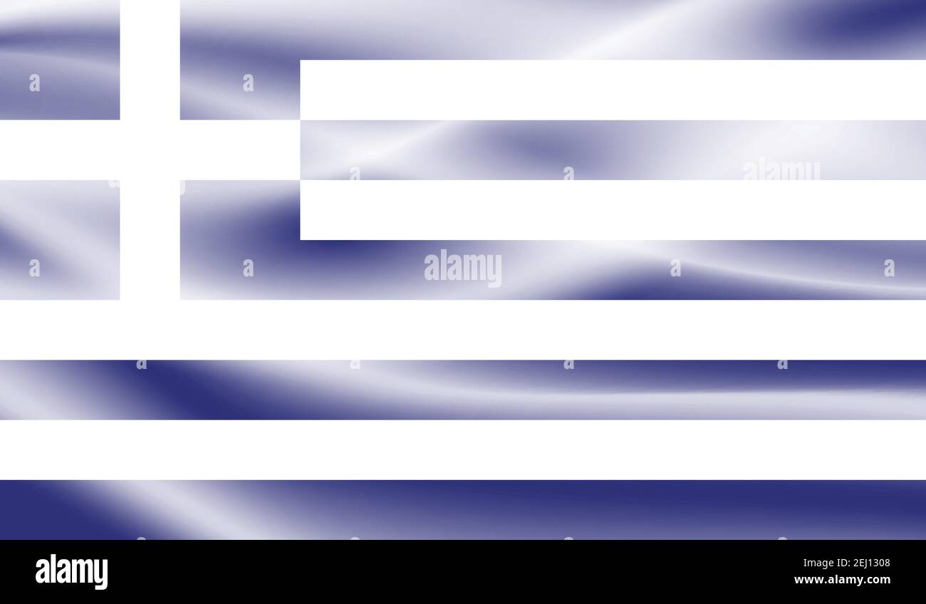 Greece flag with waving grunge texture. Vector background Stock Vector ...
