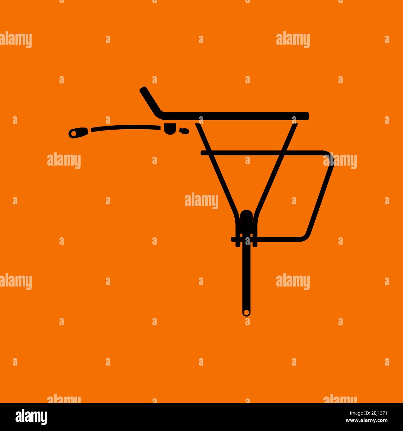 Black bike rack Stock Vector Images - Alamy