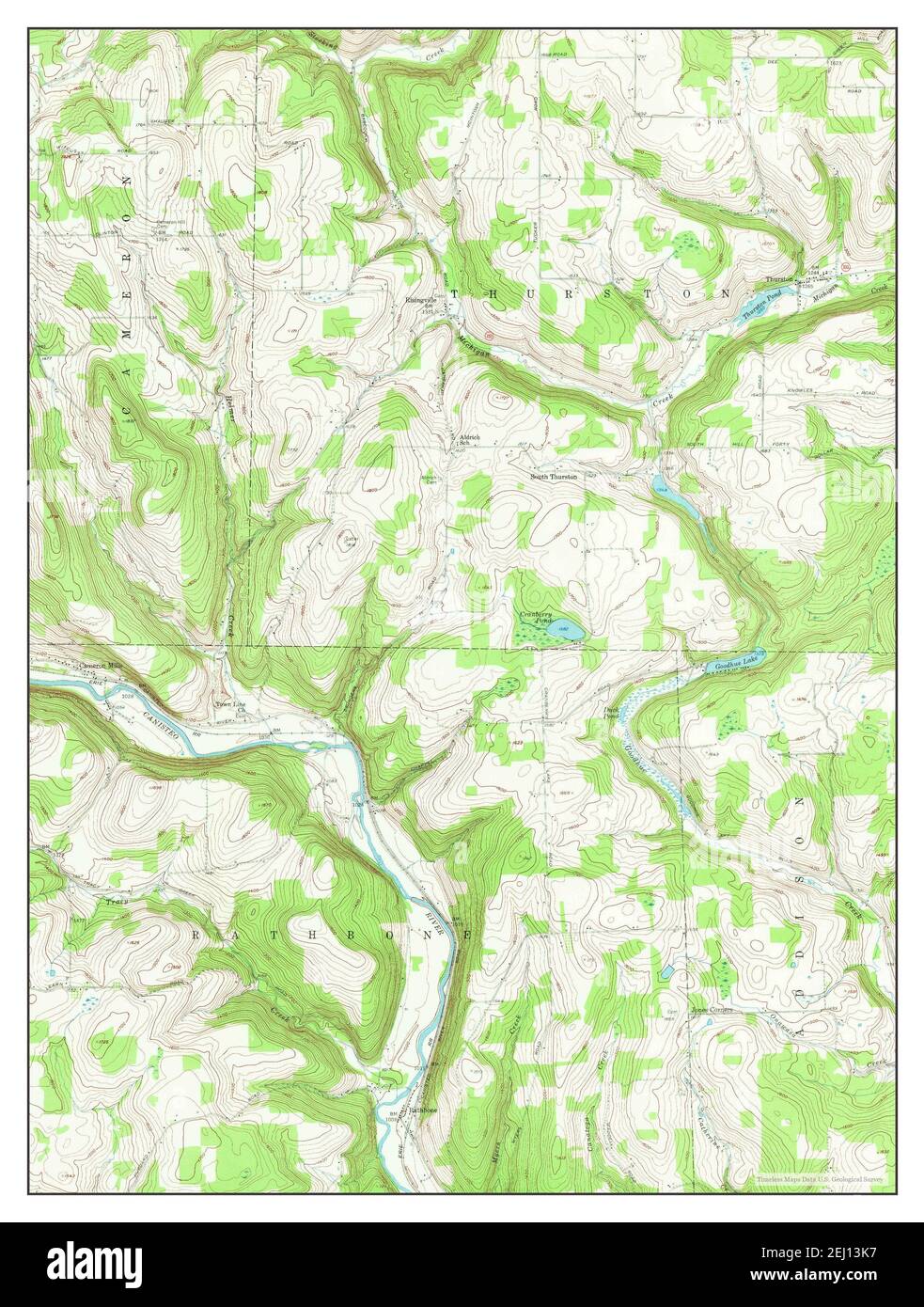 Rathbone, New York, map 1953, 1:24000, United States of America by ...